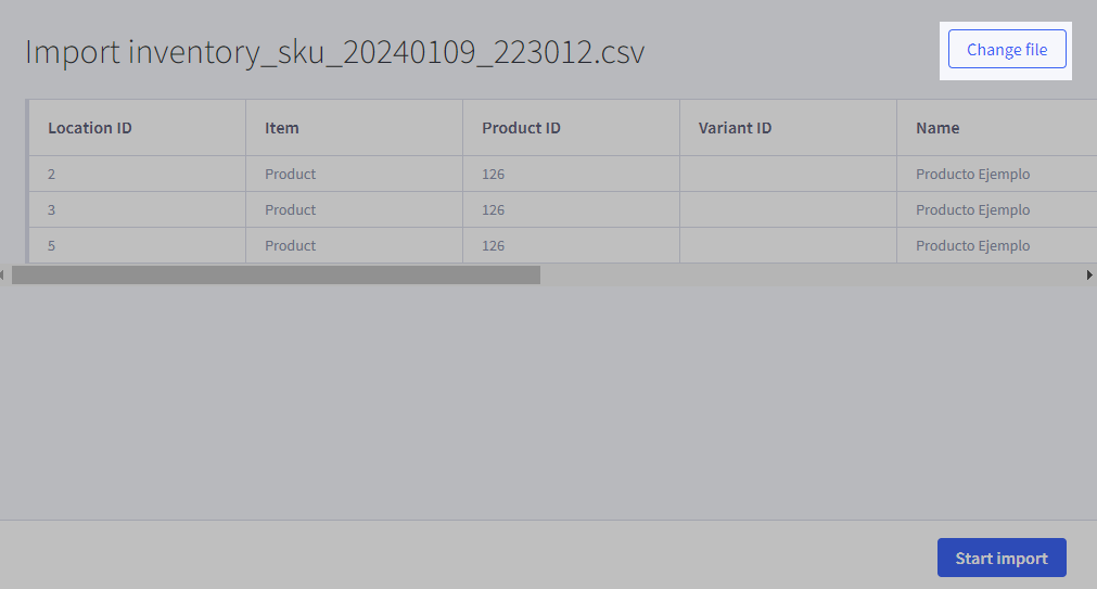 Importing and Exporting Multi-Location Inventory (Beta)